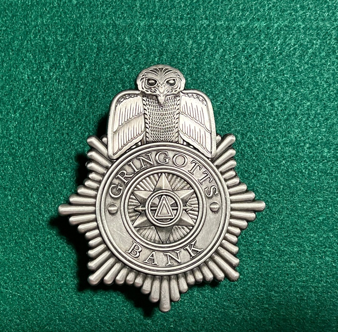 Vintage Magical Bank Staff Replica Badge - Etsy