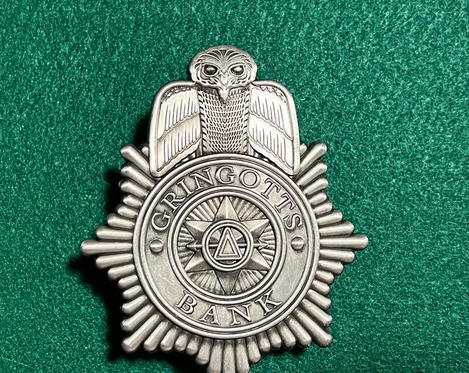 Vintage Magical Bank Staff Replica Badge - Etsy