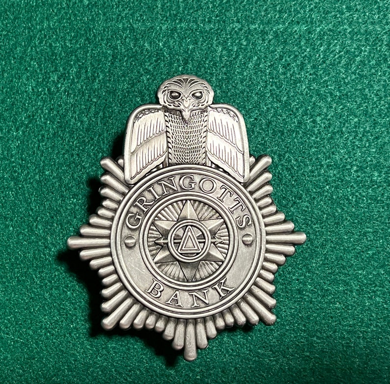 Vintage Magical Bank Staff Replica Badge - Etsy
