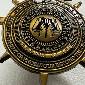 Merlin Replica Award Second Class Replica Prop 1st Edition - Etsy
