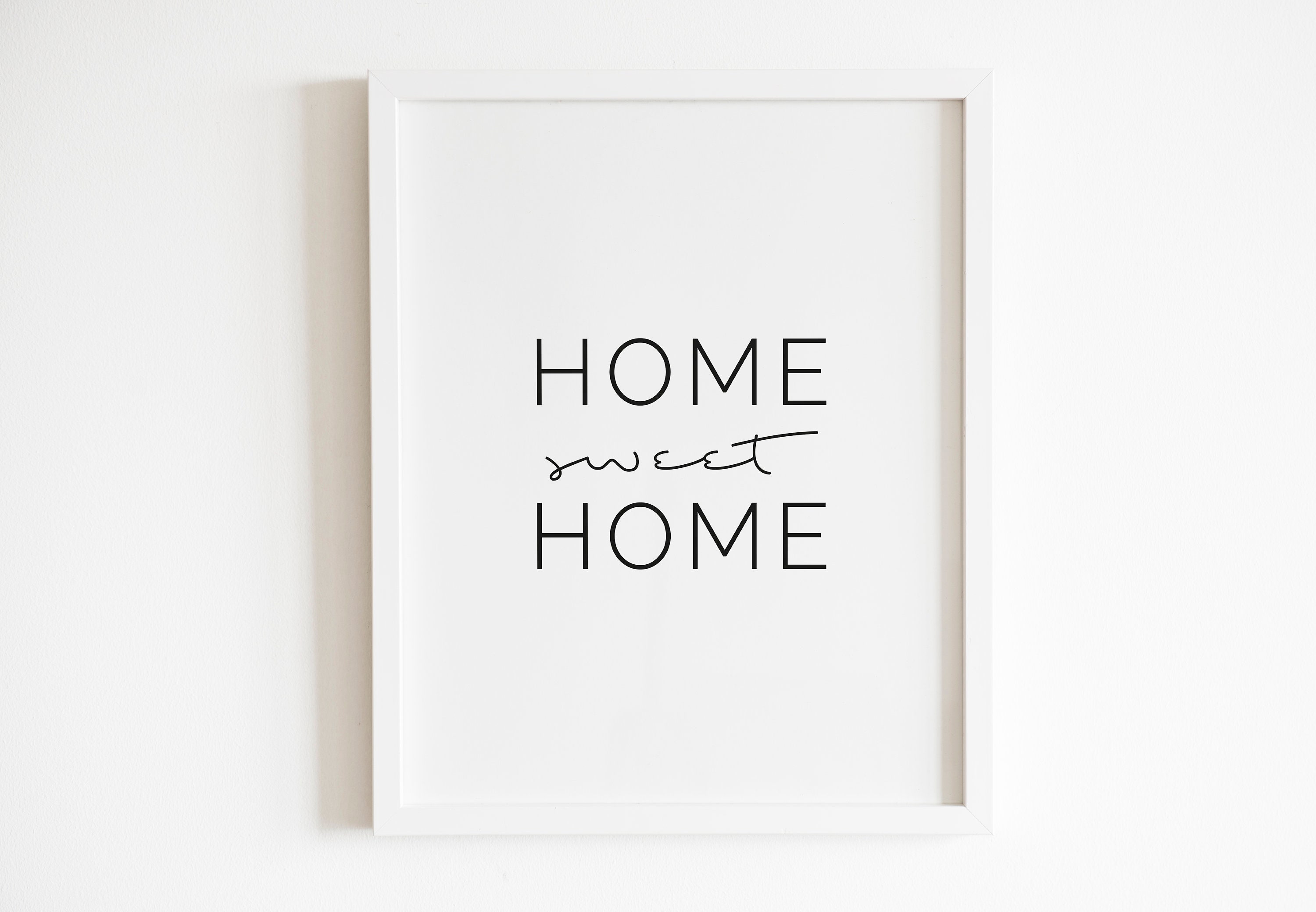 Home Sweet Home Printable Lettering Print Home Sweet Home - Etsy
