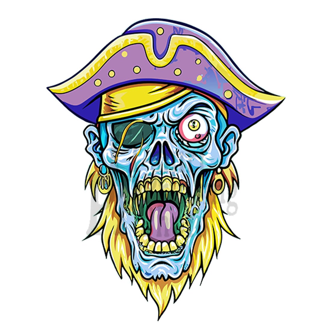 Undead Zombie Buccaneer Png,zombie Buccaneer Png, Horror Teepng, Skull ...