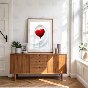 Charming Red Hearts for Your Wall Perfect Valentine's Day Decor Red ...
