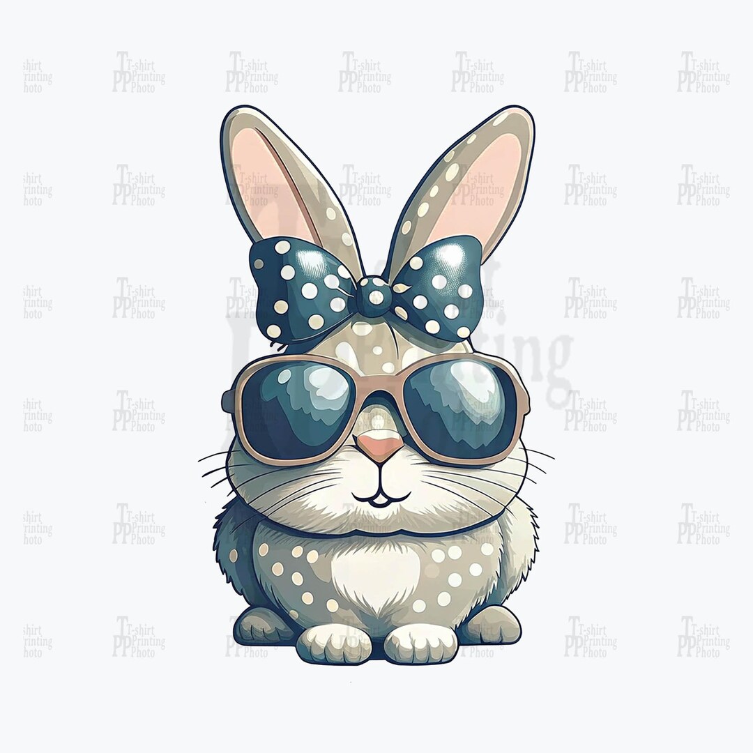 Cool Bunny Rabbit Cool Bunny Rabbit Sunglasses Digital Art Prints Wall ...