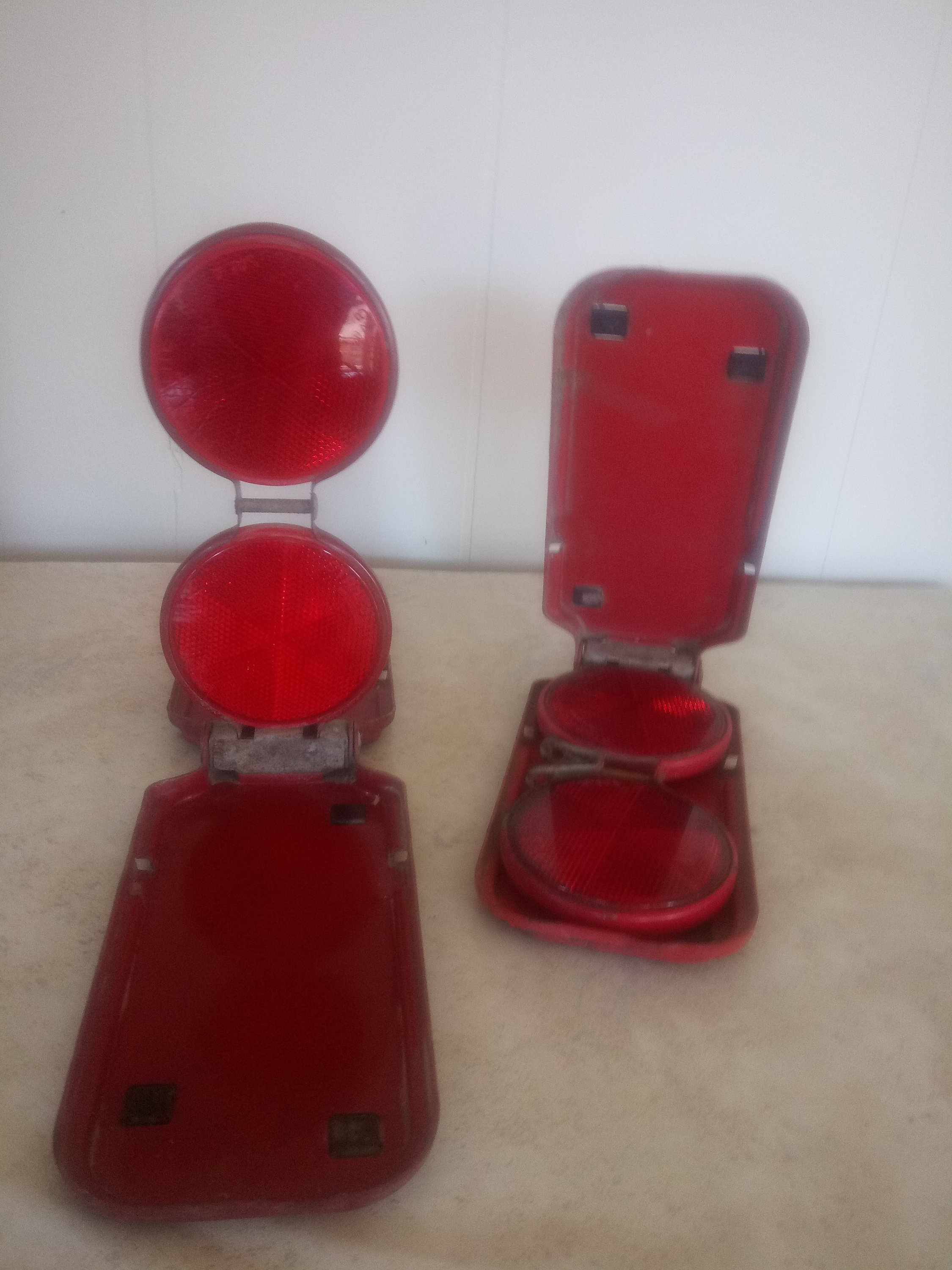 Par de reflectores automáticos Miro Flare vintage de Miro-Flex Company ...