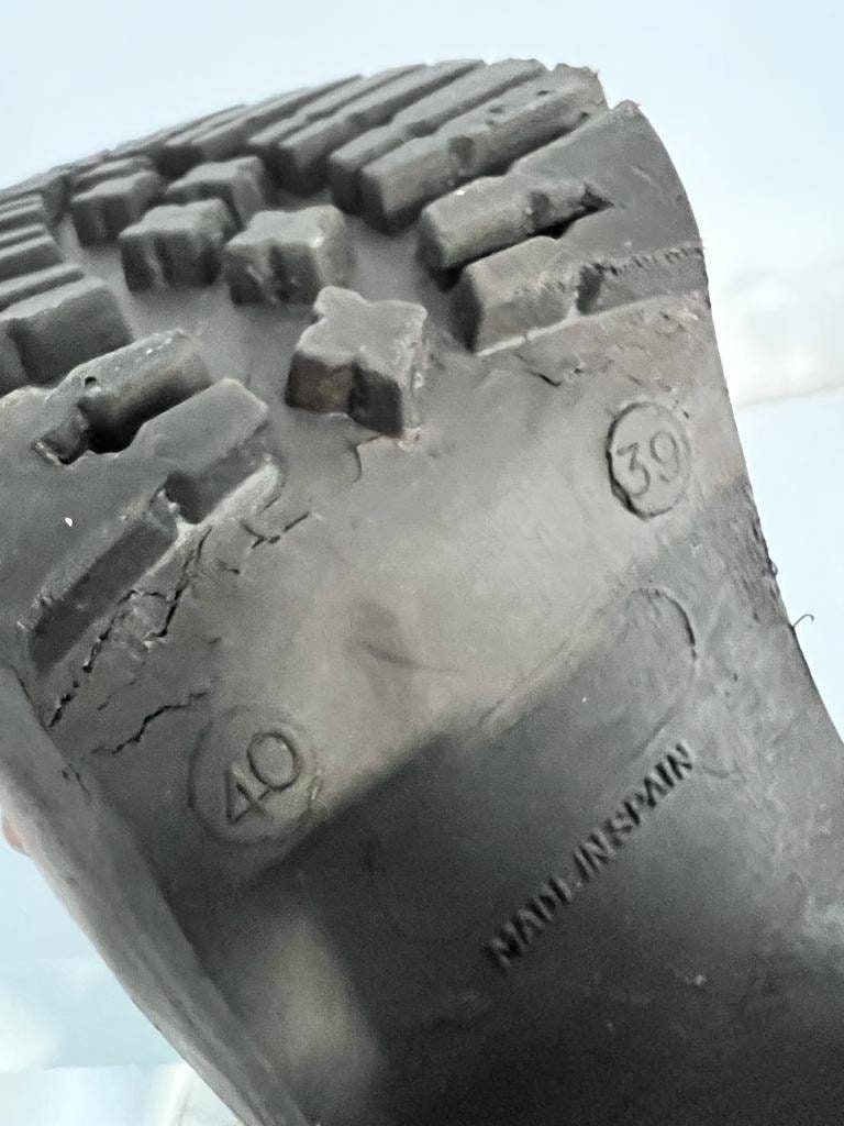 RARE FANTASTIC Patchwork Platform Boots True Vintage Hard to - Etsy