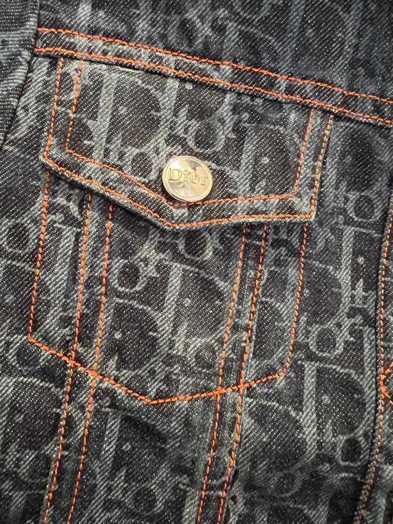 Christian Dior Monogram Remove Before Flight Jeans Blazer - Etsy