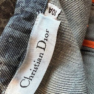 Christian Dior Monogram Remove Before Flight Jeans Blazer Jacket ...