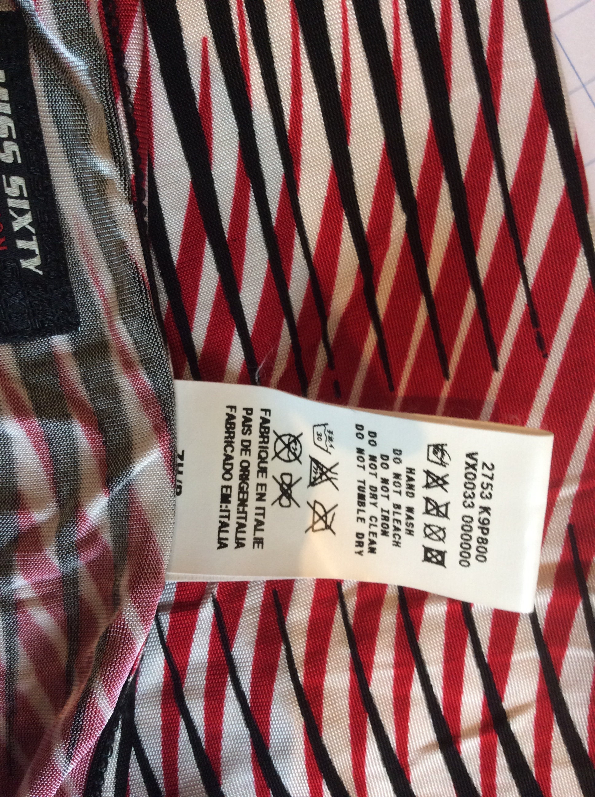 Miss Sixty Vintage '90 dress Retro '60 Full Colour | Etsy