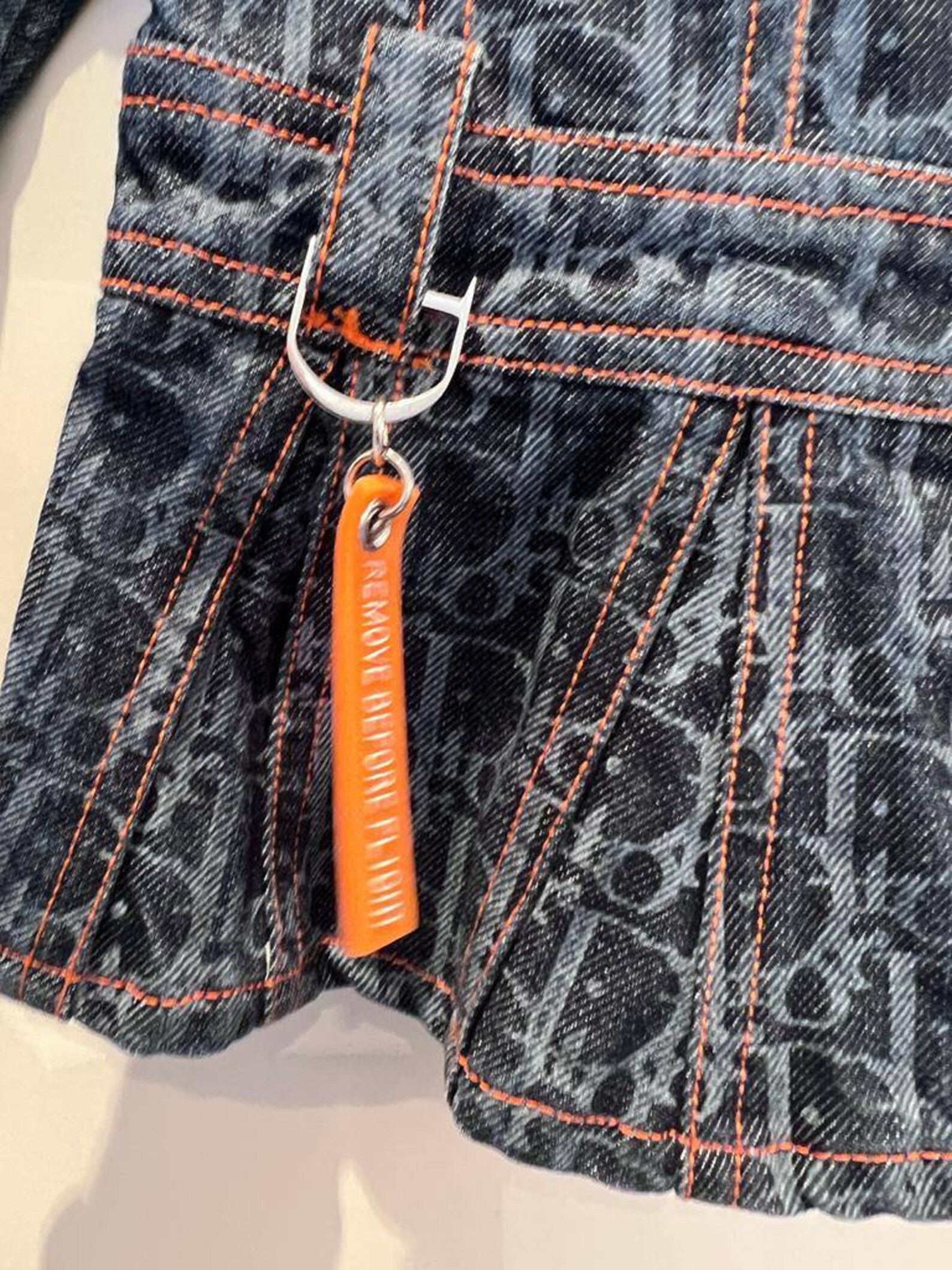 Christian Dior Monogram Remove Before Flight Jeans Blazer - Etsy