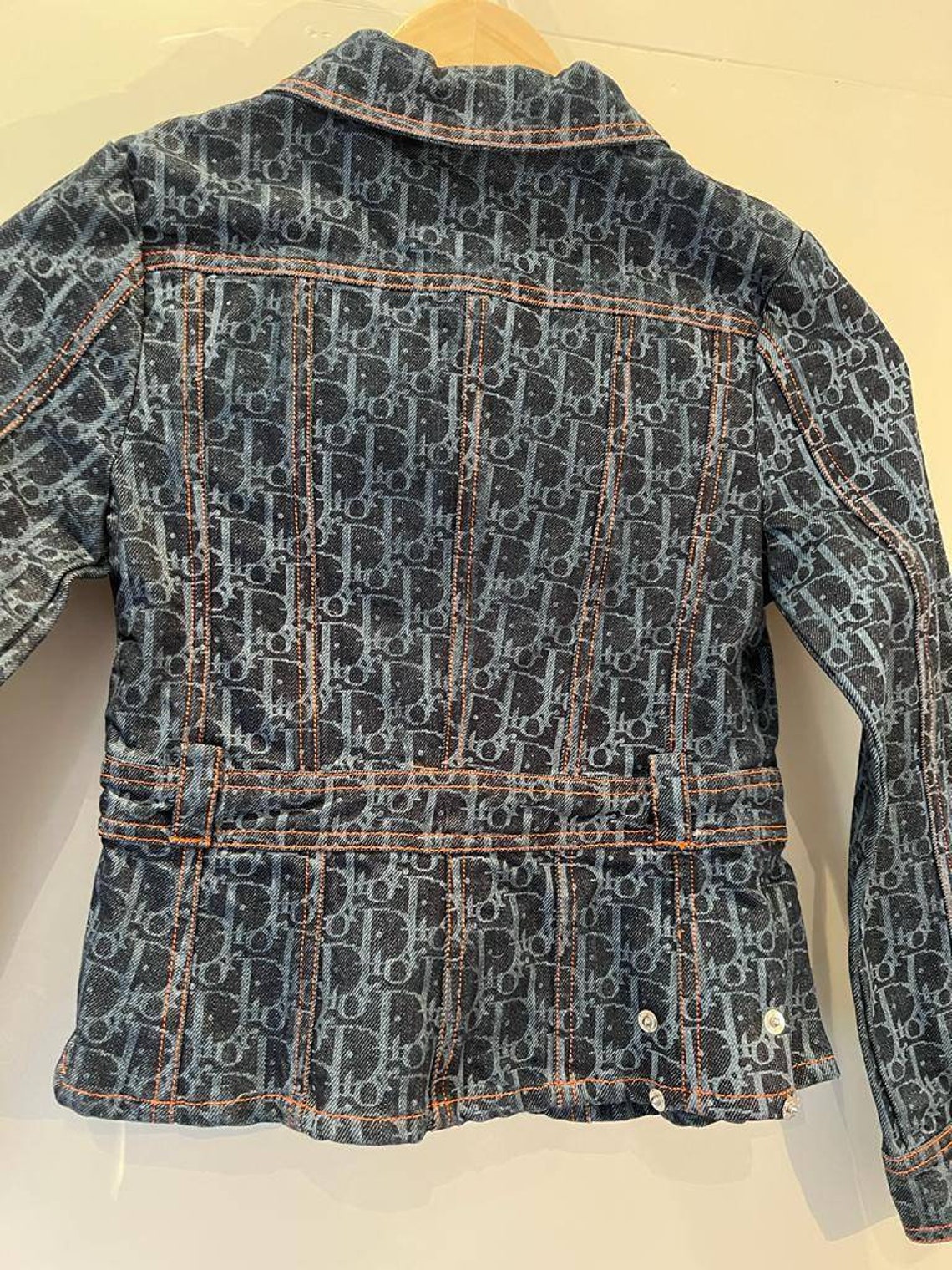 Christian Dior Monogram Remove Before Flight Jeans Blazer - Etsy