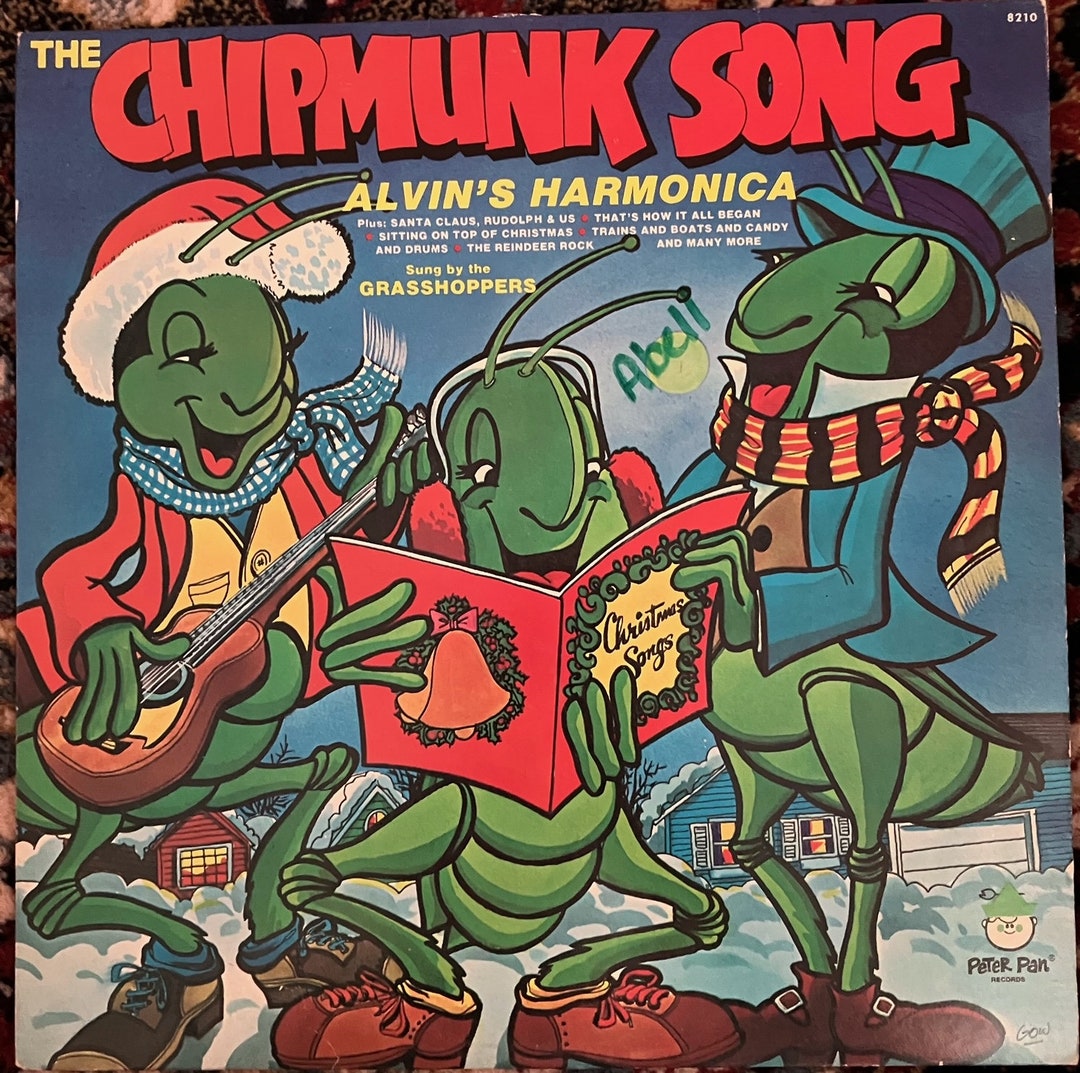 Vintage Vinyl Record chipmunk Song - Etsy