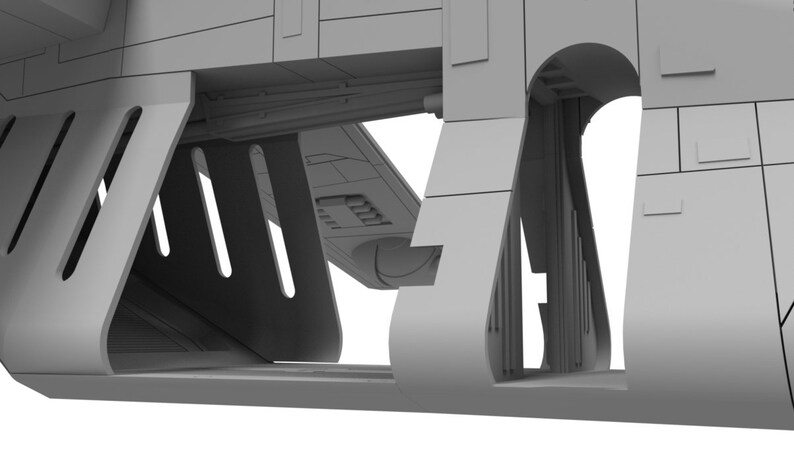 Republic Gunship STL Files Star Wars Legion Scale - Etsy México