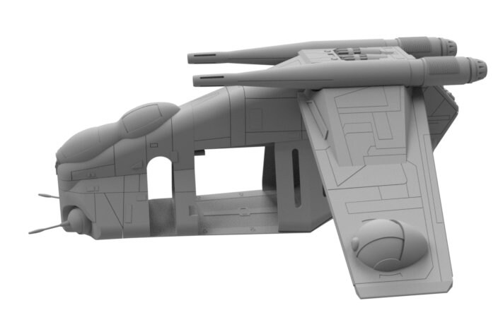 Republic Gunship STL Dateien Star Wars Legion Scale - Etsy.de