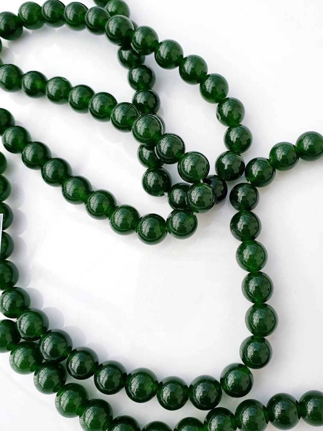 Natural Jade Beads From Qinghai. 8mm or 6mm. - Etsy