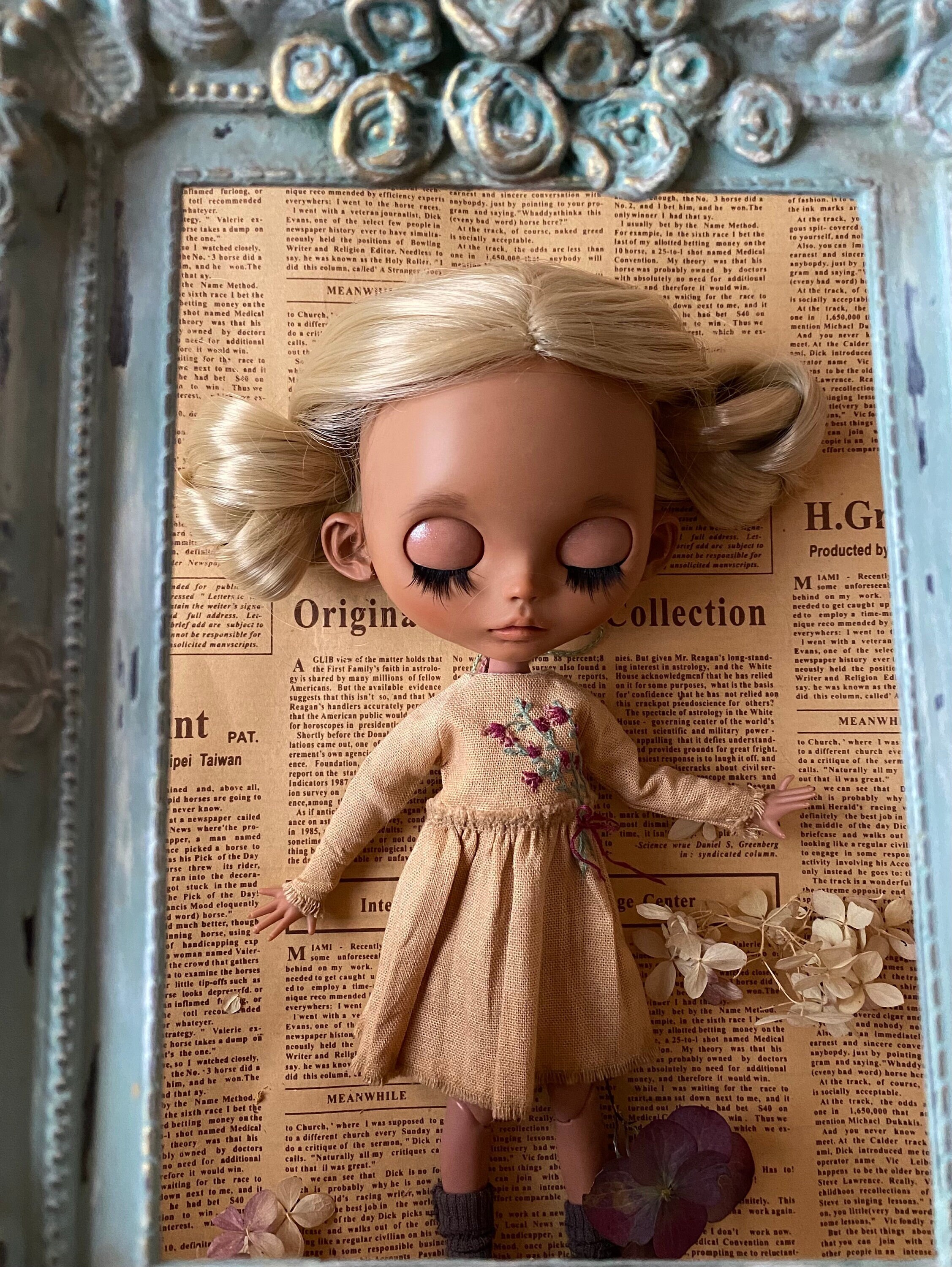 Vintage Dress for Blythe. Outfit for Doll - Etsy