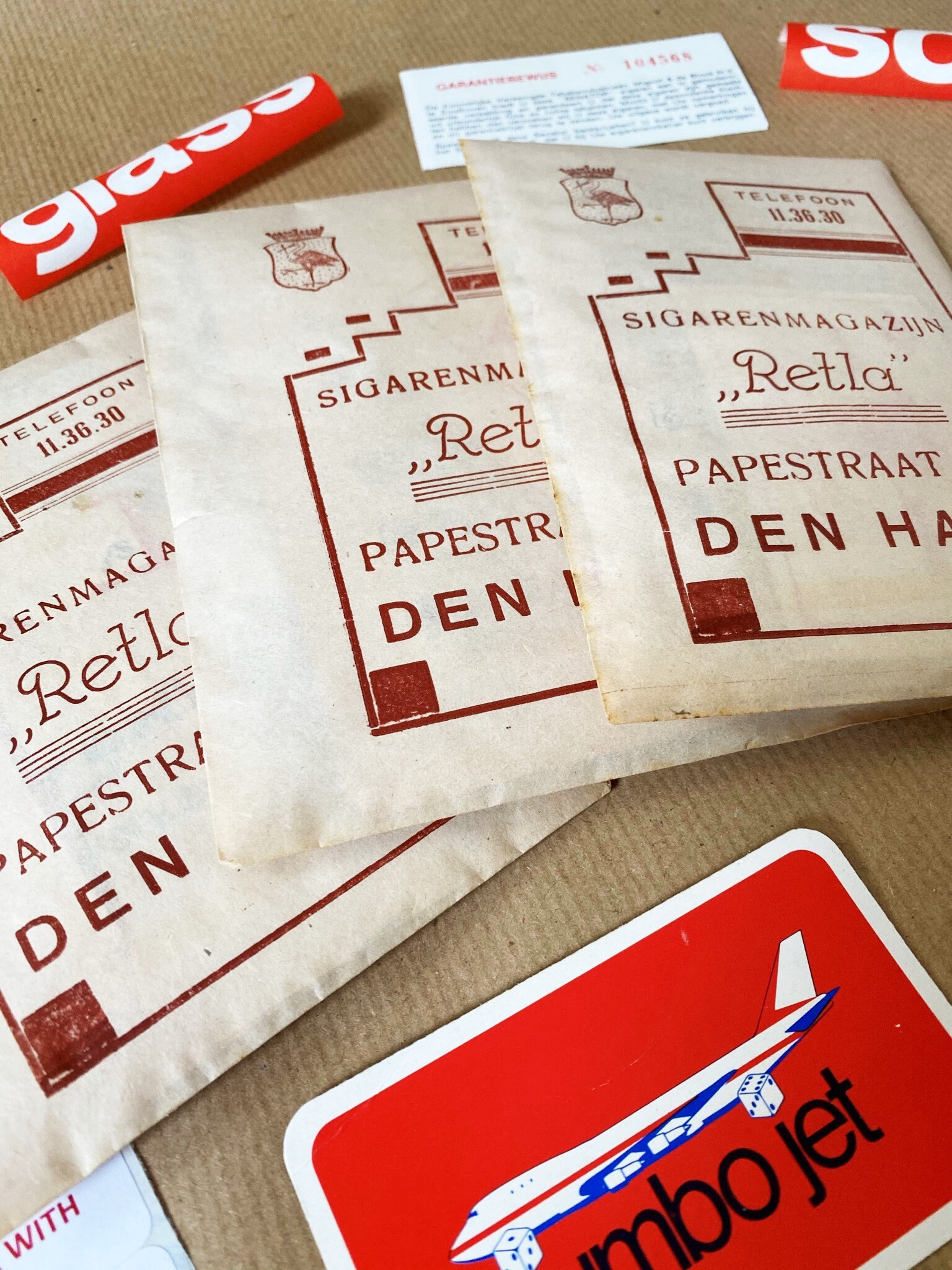 Vintage Original RED Ephemera Paper Pack 45 Items// | Etsy