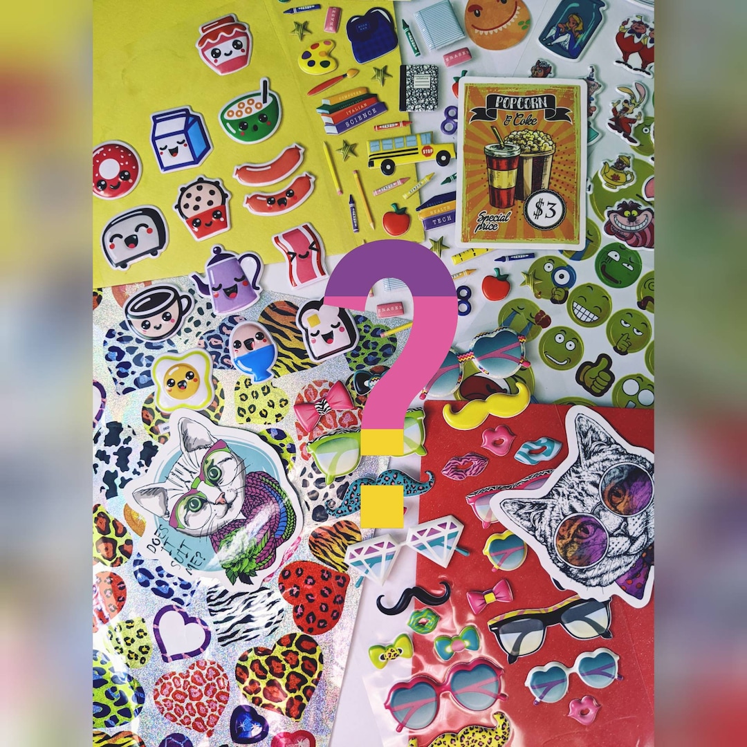 Stationery and Sticker Blind Bag - Etsy