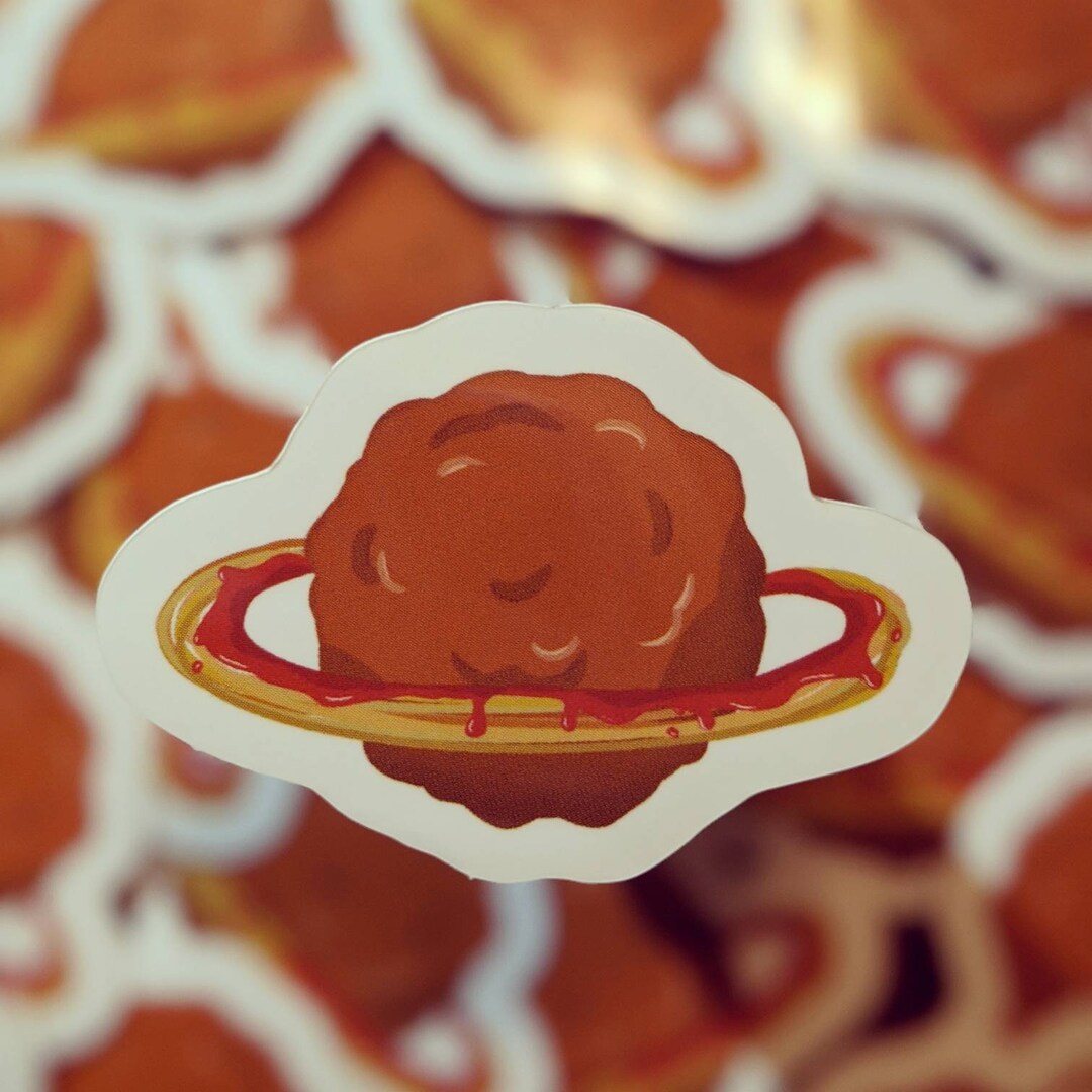 Food Sticker | Spaghetti Sticker | Space Sticker | Planet Sticker ...