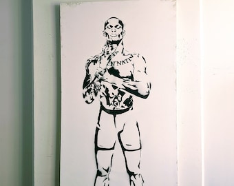 Khabib Nurmagomedov Portrait Stencil Painting - Etsy