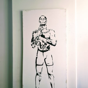 Israel Adesanya, Stylebender, UFC Extra Large Street Art Canvas - Etsy