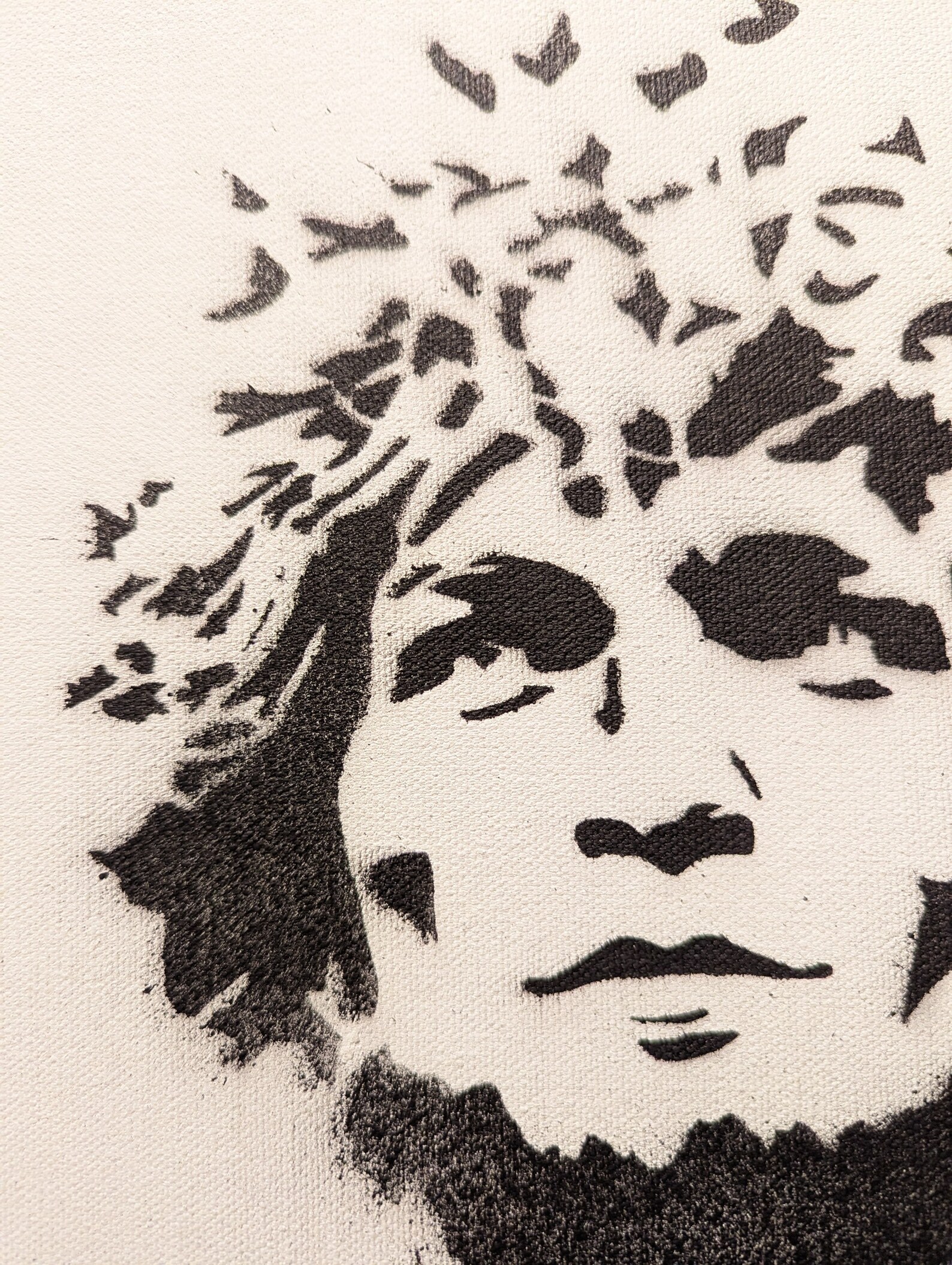 Khabib Nurmagomedov Portrait Stencil Painting - Etsy