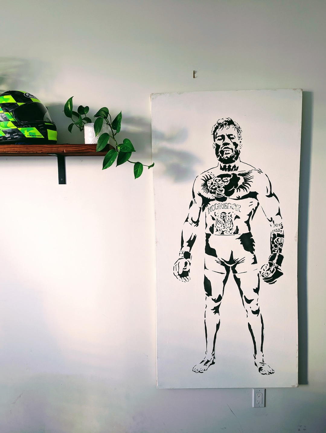 Conor Mcgregor Portrait Stencil Painting - Etsy