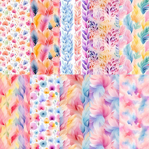 Water Color Pattern - Etsy