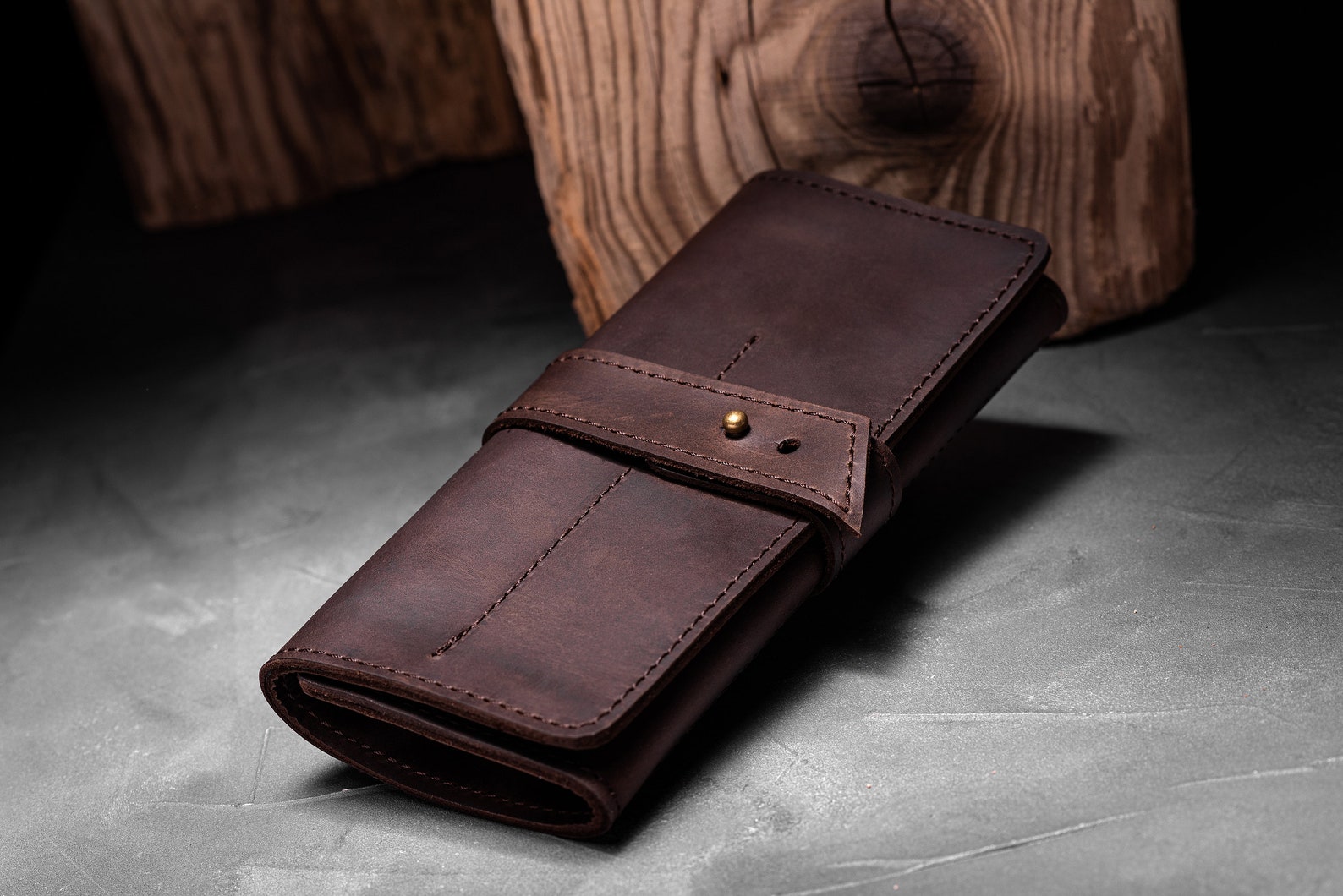 Leather Roll Leather Pencil Case Pen Case Artist Roll - Etsy