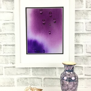 Waterdrops in Watercolor, Print From Original Watercolor Painting by ...
