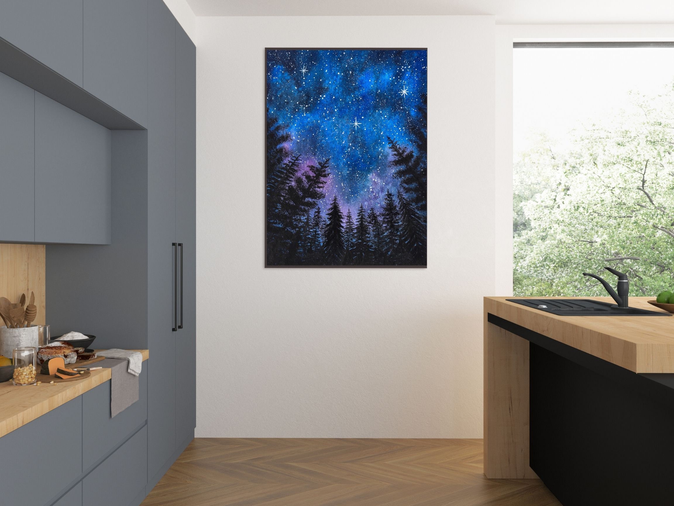 Large Looking up Print, 30x20, Art Print for Large Wall, Looking up ...