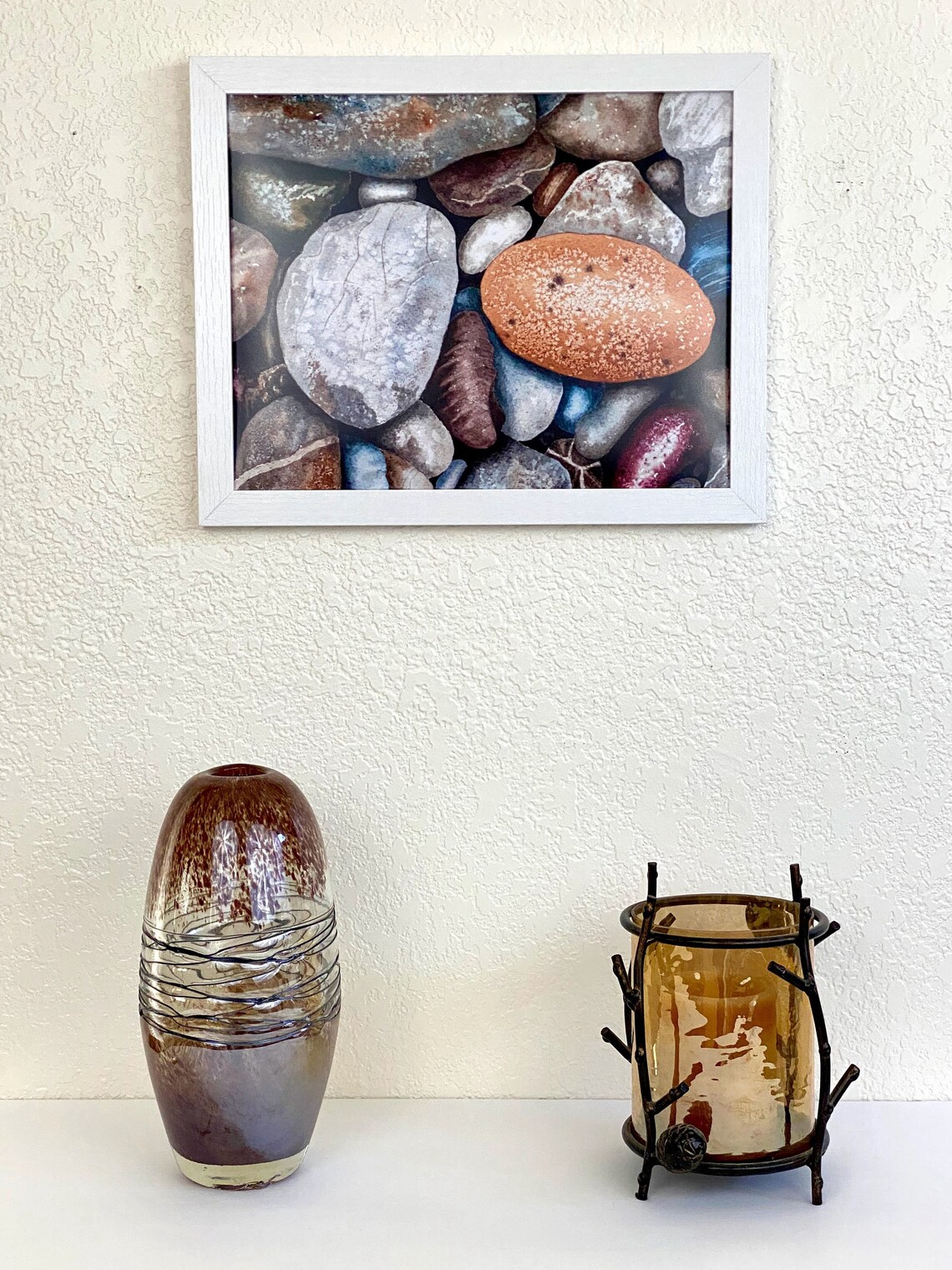 Realistic Rocks Painting Print From Original Watercolor | Etsy