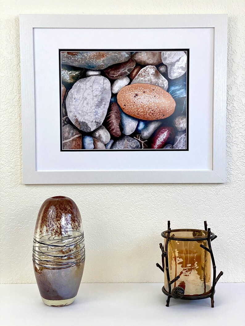 Realistic Rocks Painting Print From Original Watercolor - Etsy