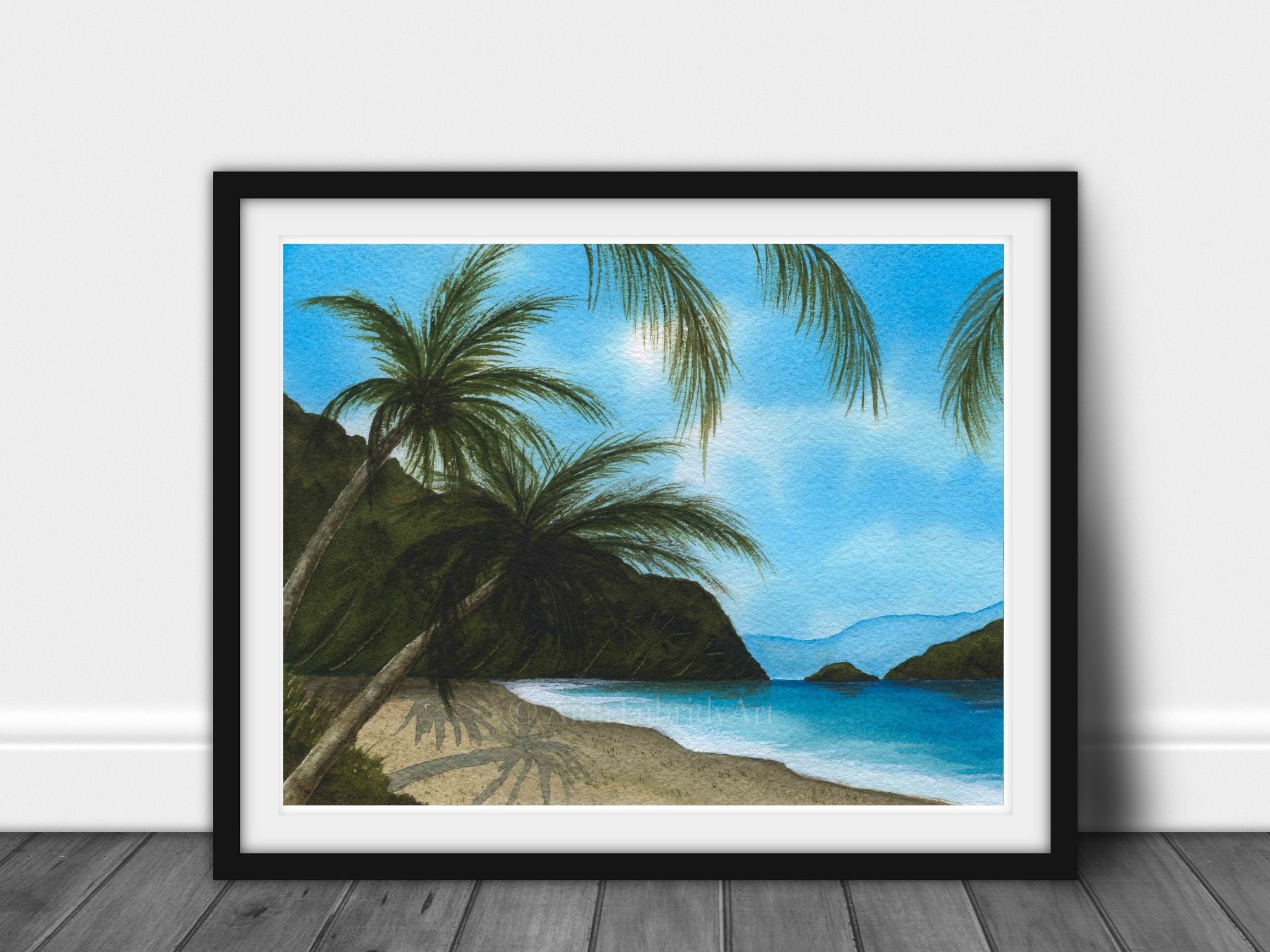 Mindoro Island Painting, Island Painting, Tropical Painting, Watercolor ...