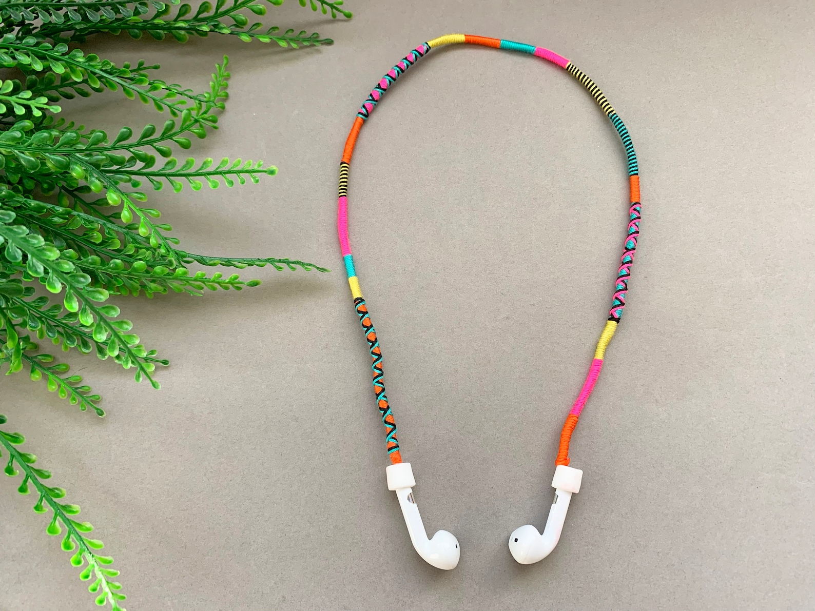 Handmade Anti-loss Strap for Airpods Earbuds / Wrapped Yarn - Etsy UK