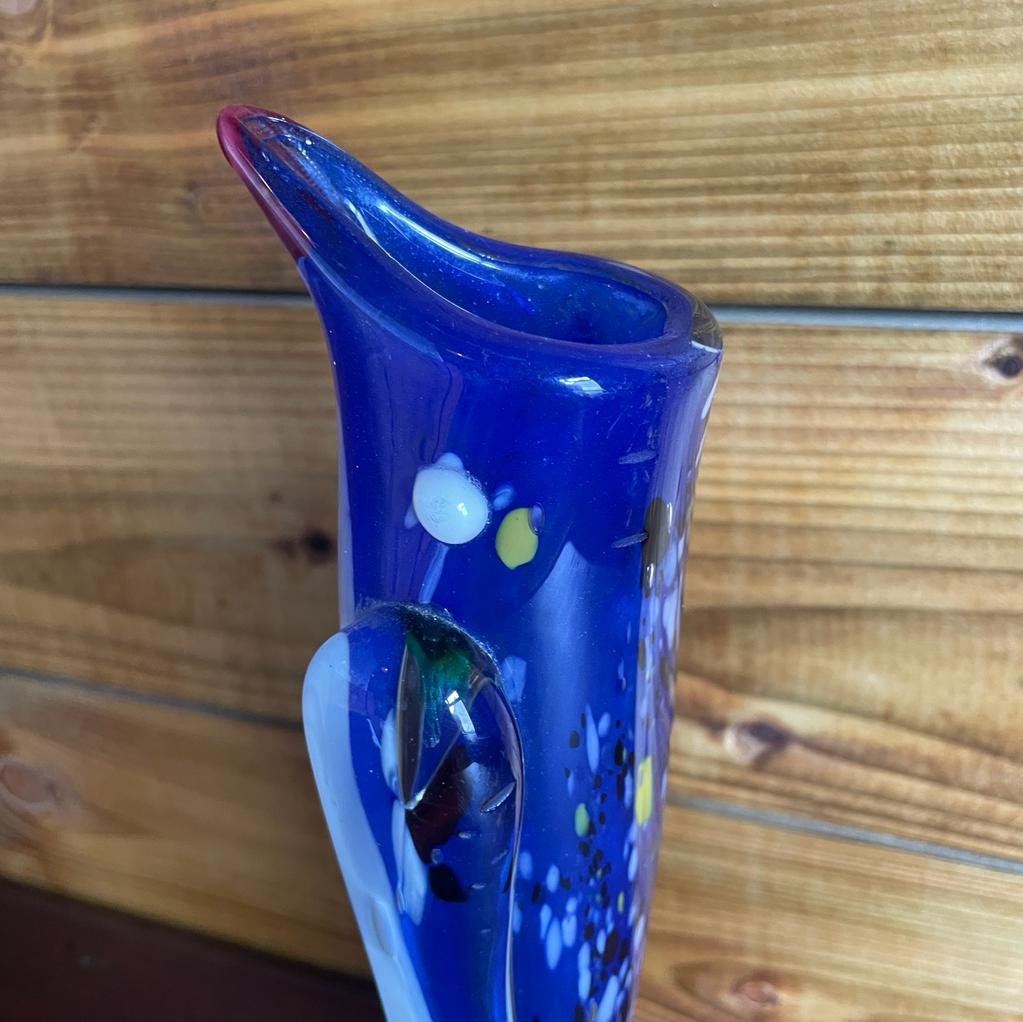 Mid Century Modern Murano Glass Penguin Vase — D4 Vintage