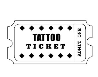 Tattoo Ticket - Etsy
