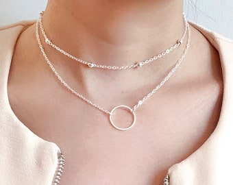 Double Layer Necklace | Etsy