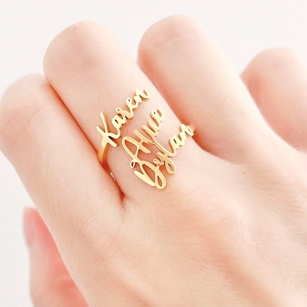 Name Ring - Etsy