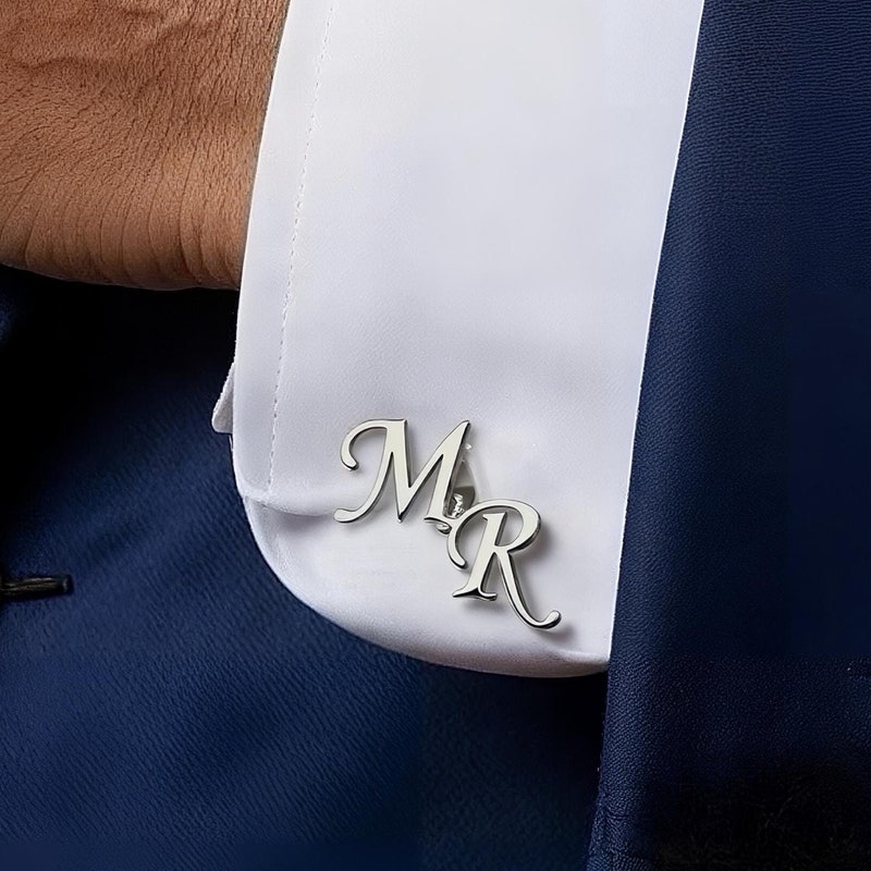 Letter Cufflinks - Etsy