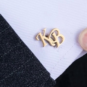 Custom Letter Cuff Links, Personalised Cufflinks, Double Letter Cuff ...