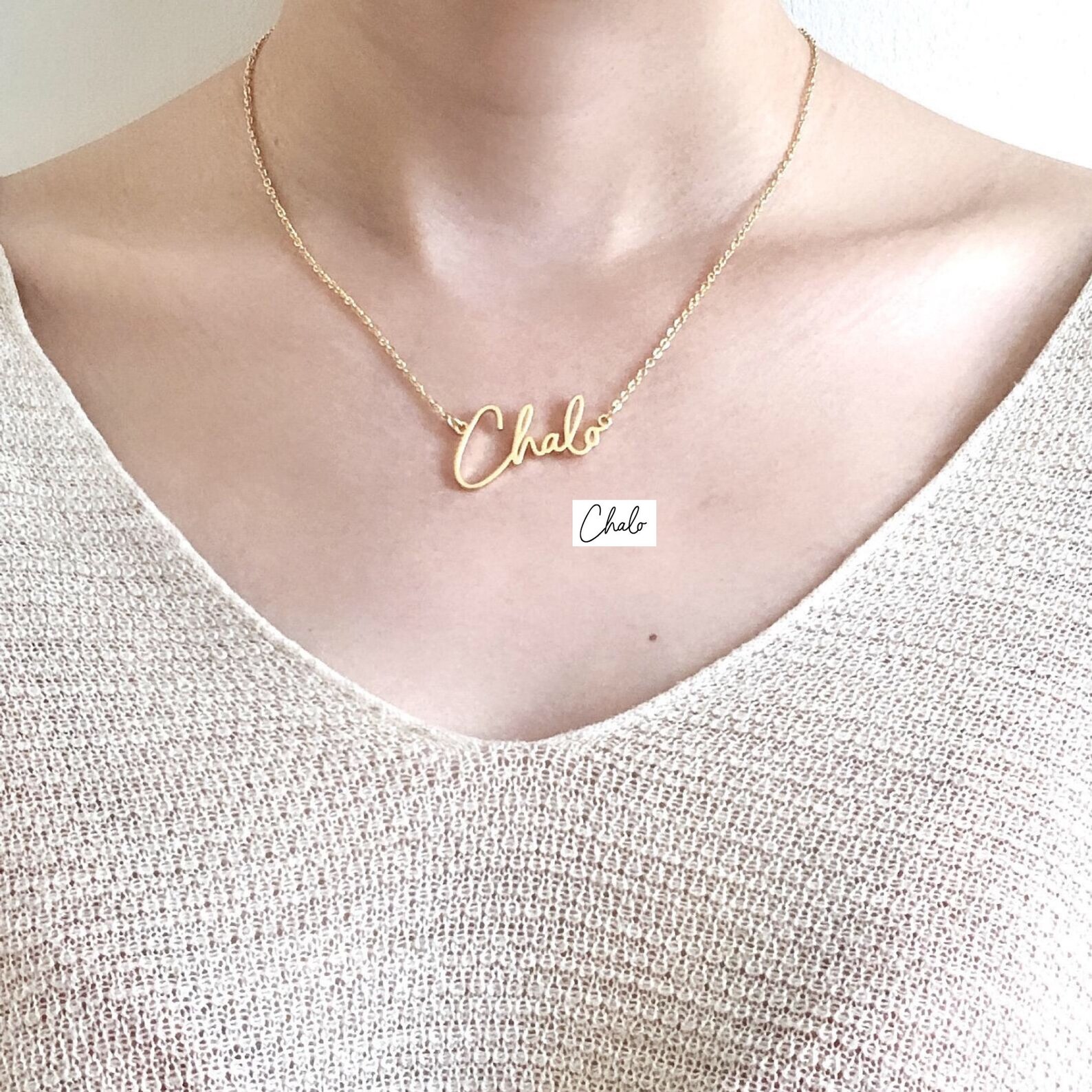 Actual Handwriting Necklace Handwritten Necklace Signature | Etsy