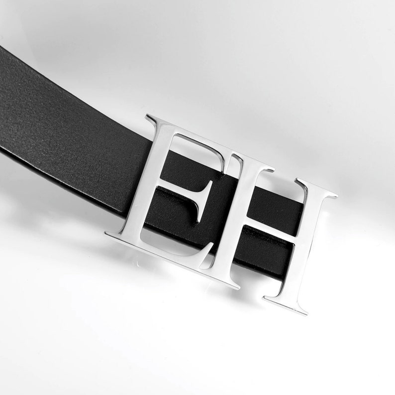 Initial Belt Buckle Custom Name Belt Buckle Letter Belt | Etsy UK