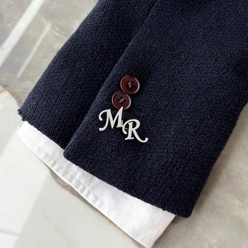 Custom Letter Cuff Links, Personalised Cufflinks, Double Letter Cuff ...