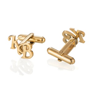 Custom Letter Cuff Links, Personalised Cufflinks, Double Letter Cuff ...