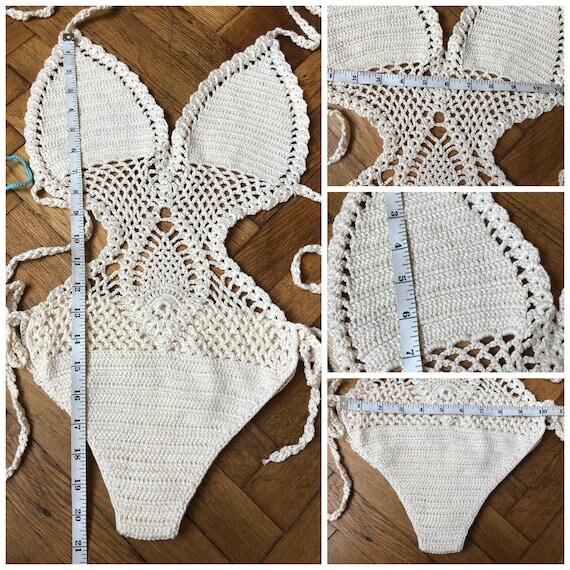 Crochet Matching Swimsuits for Mother and Daughter, Handmade - Etsy