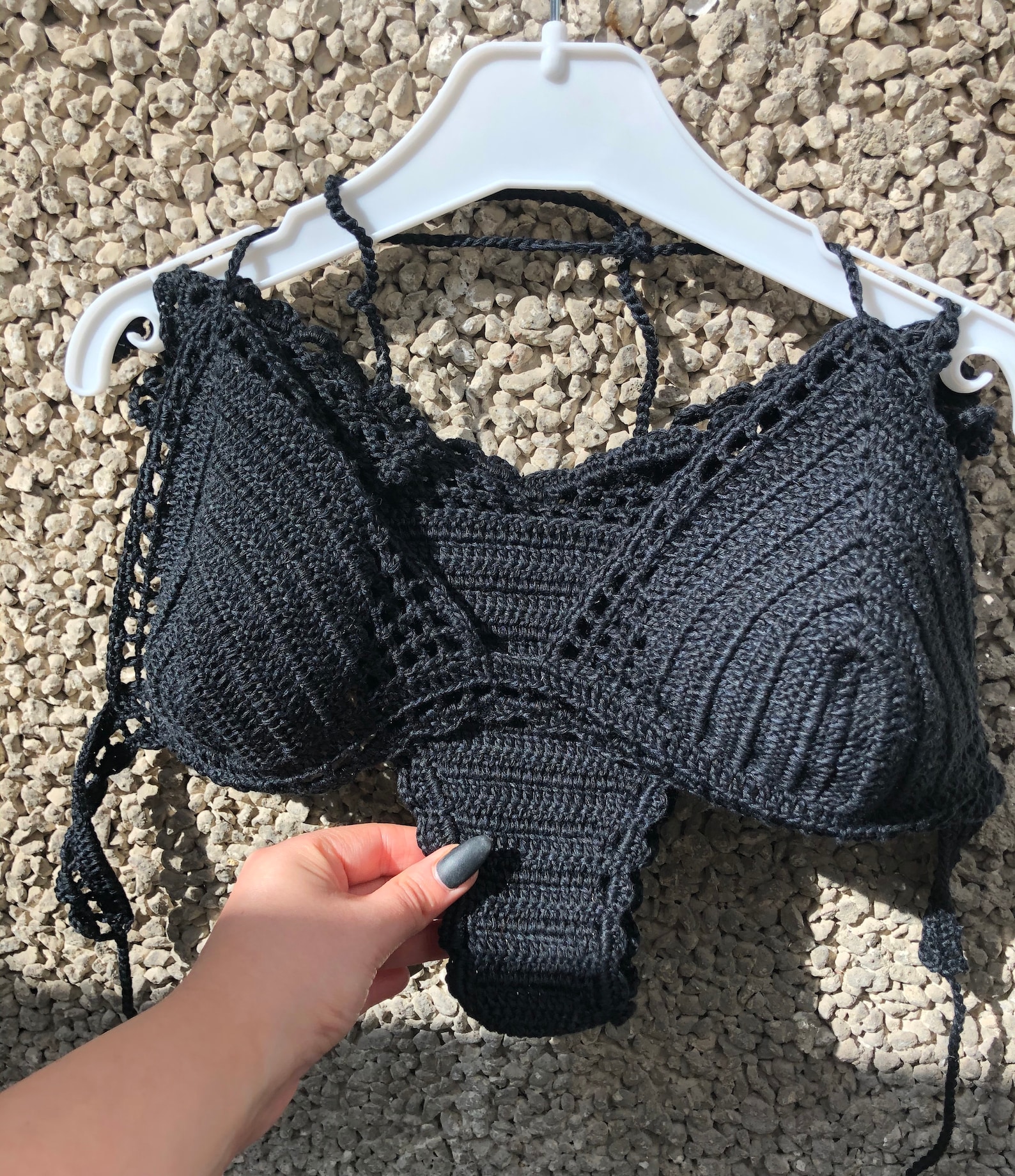 Crochet Bikini Set: Handmade Microfiber Acrylic Swimsuit - Etsy