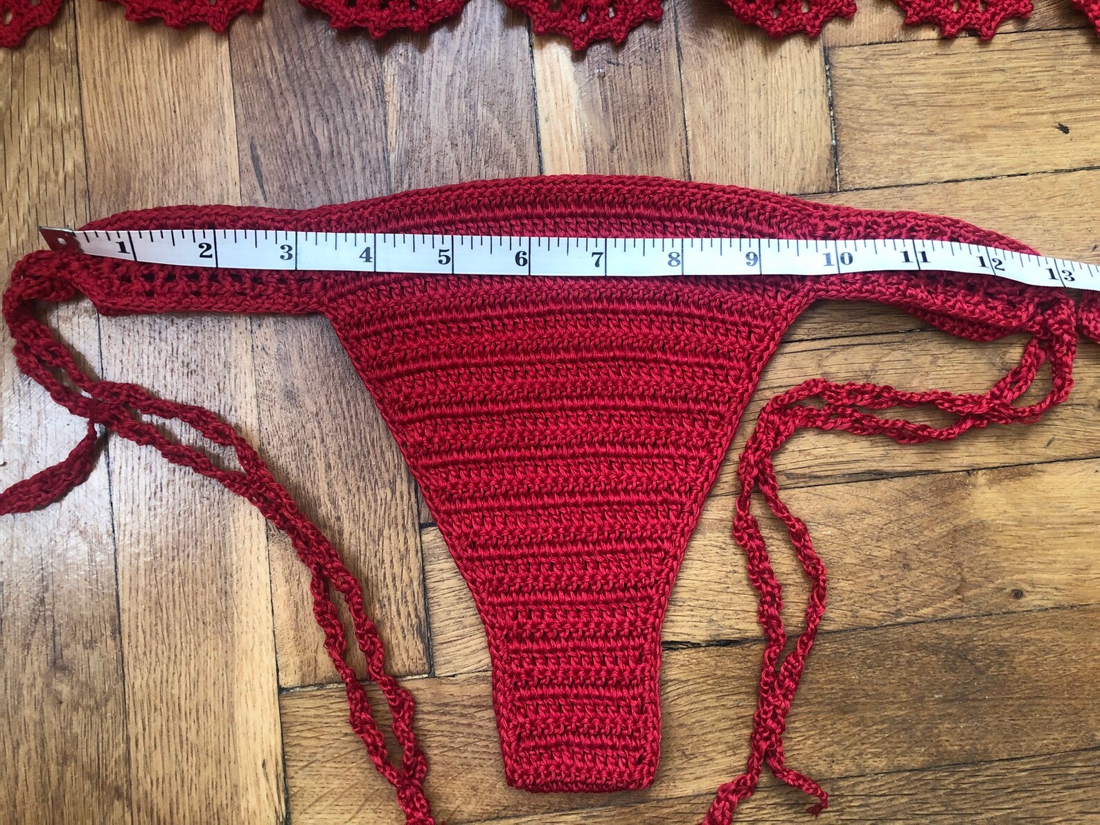 Crochet Bikini Set, Sexy Swimwear Set, Knitted Swimsuit, Brazilian ...