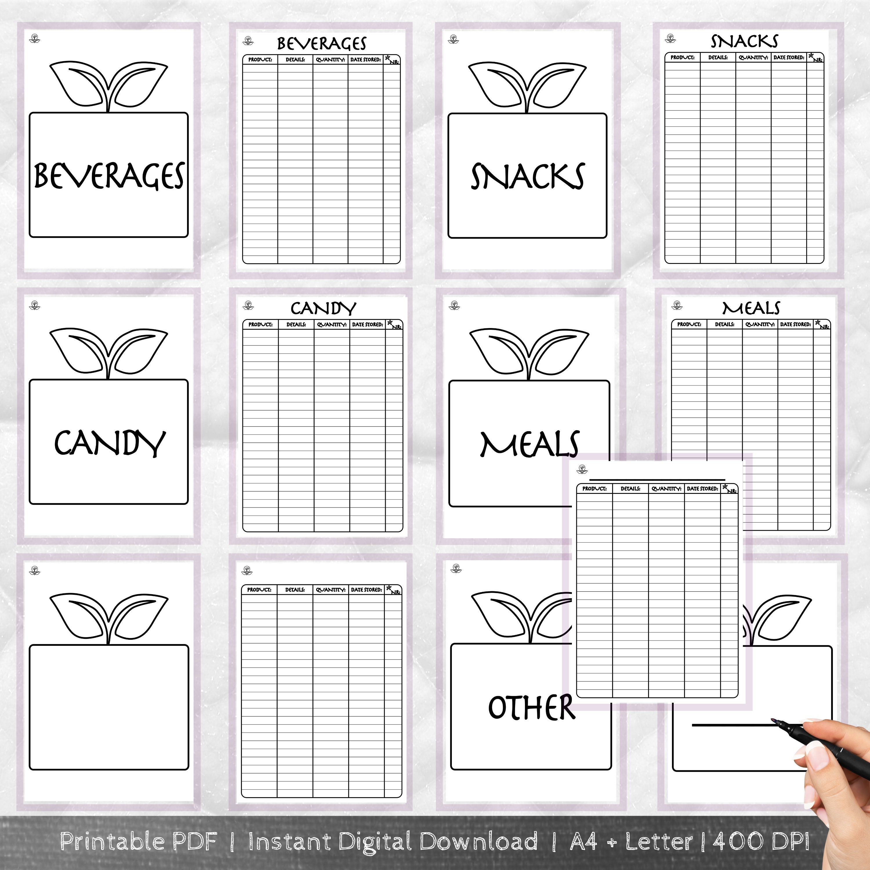 FREEZE DRYING LOG Book Pdf, 45 Pages,journal, Printable Planner,harvest ...