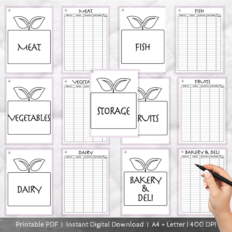 FREEZE DRYING LOG Book Pdf, 45 Pages,journal, Printable Planner,harvest ...